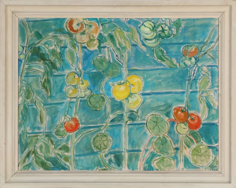 Christine Swane | Tomato plants (1945) | MutualArt