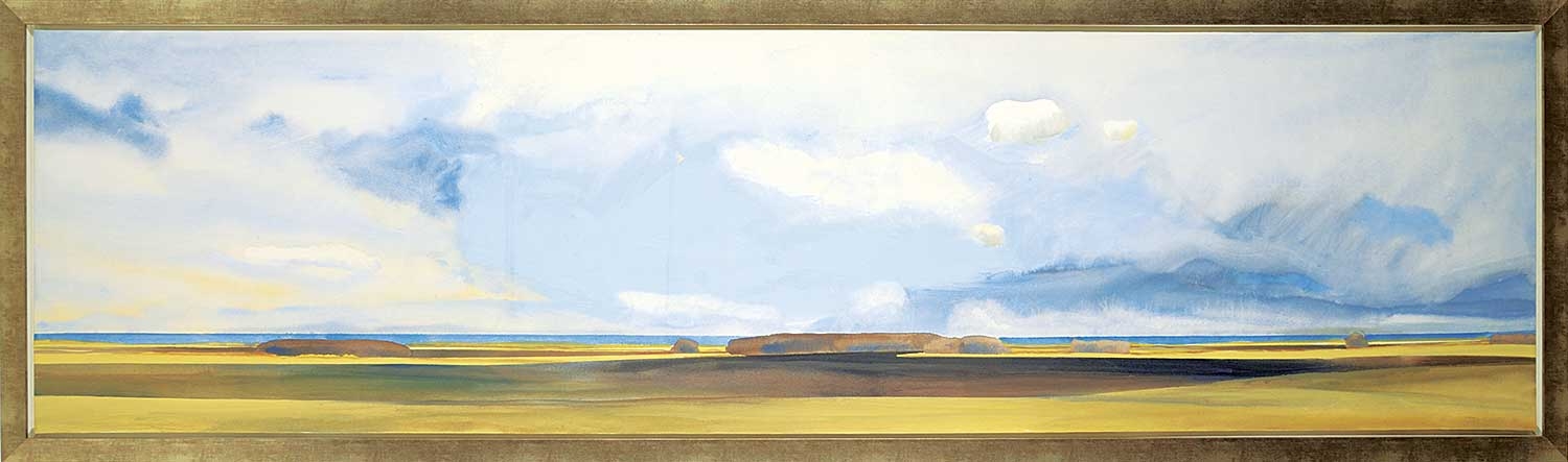 Jim Stokes | Clouds and Fields (1990) | MutualArt