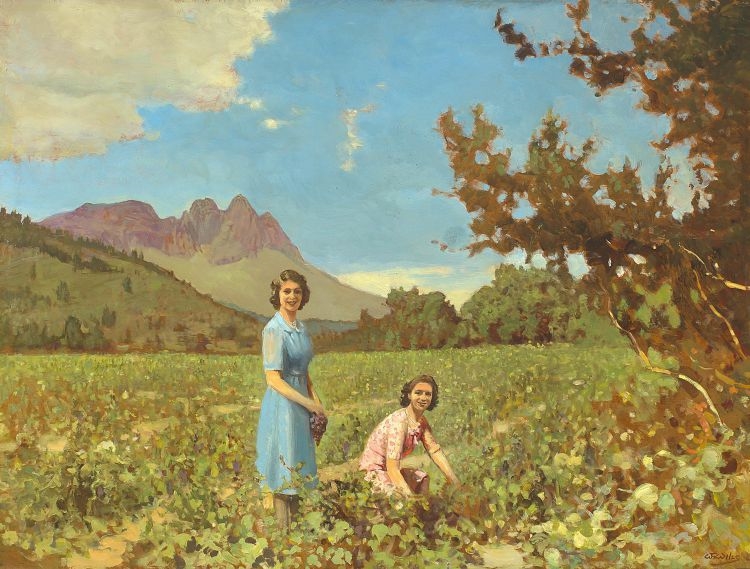 Walter Gilbert Wiles | Princess Margaret and Princess Elizabeth in ...