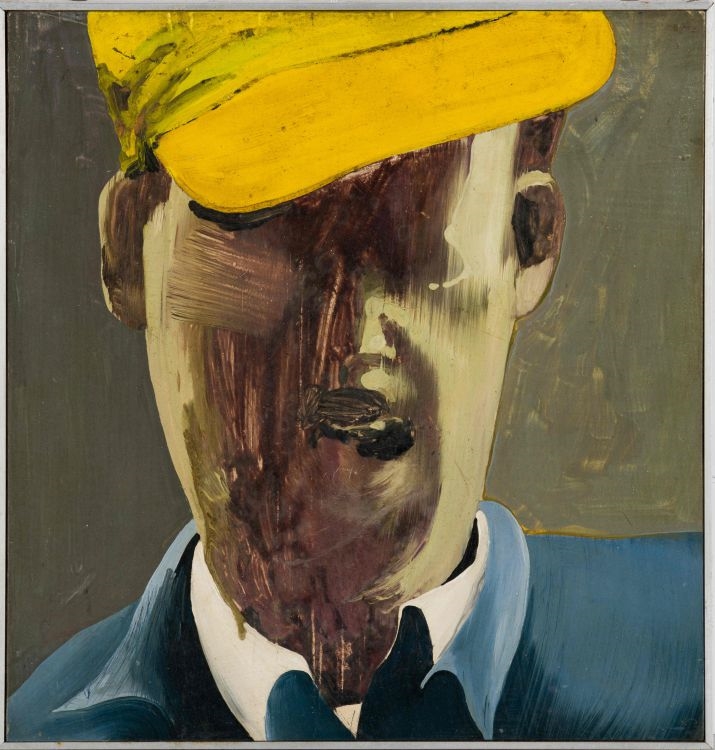 Michael Pettit | Man in Yellow Cap (1973) | MutualArt