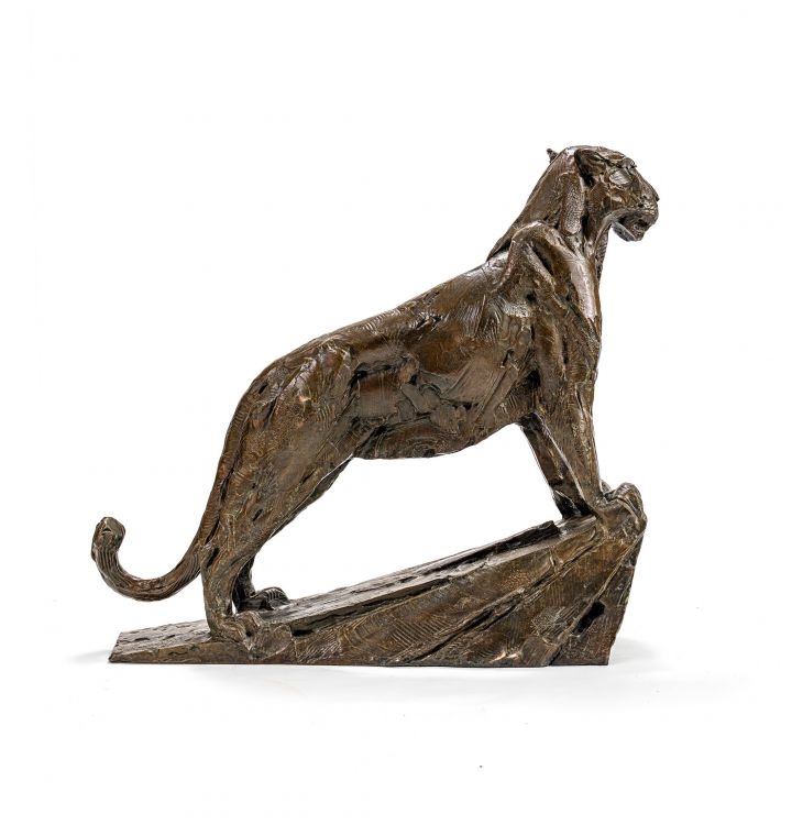 Dylan Lewis | Standing Leopard (2000) | MutualArt