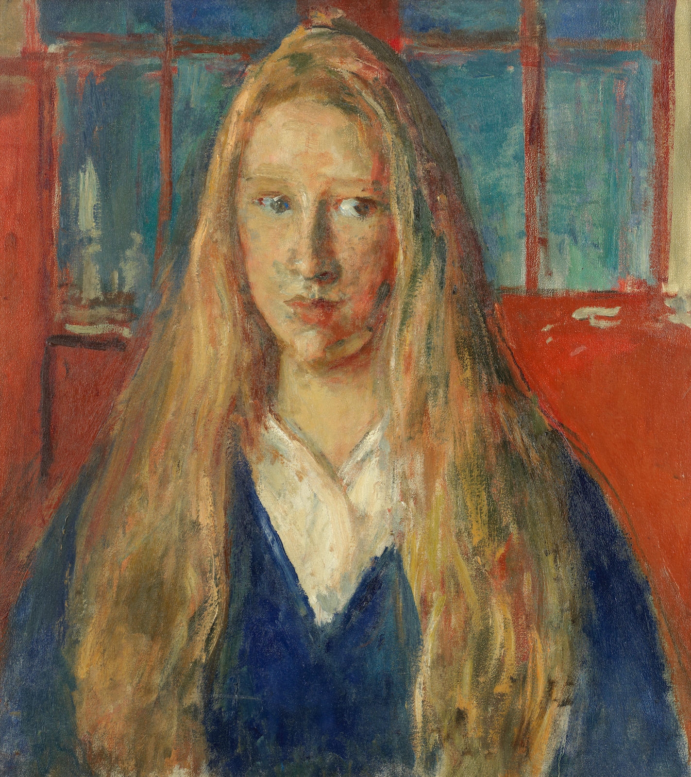 Augustus Edwin John | PORTRAIT OF MRS GRIBBLE | MutualArt