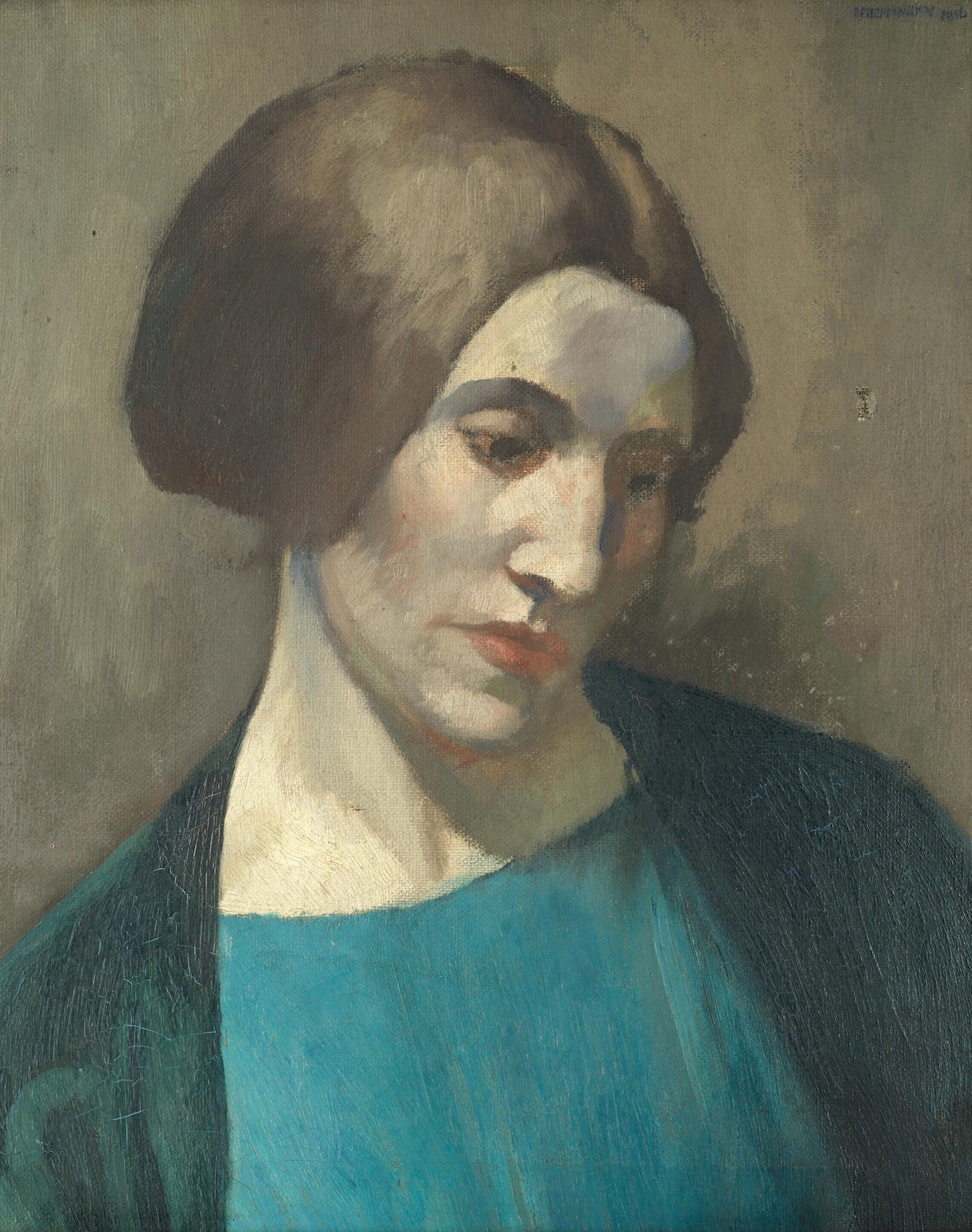 Bernard Meninsky | Portrait of Anna Marks | MutualArt