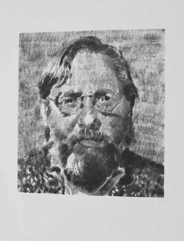 Chuck Close | John I (1990) | MutualArt