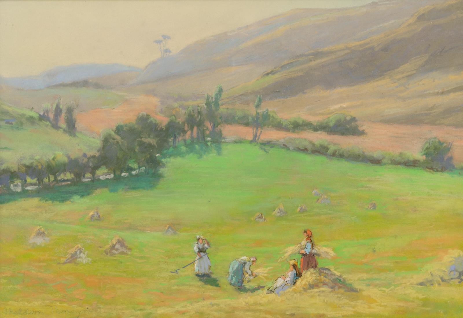 Albert Sheldon Pennoyer | Harvesters | MutualArt