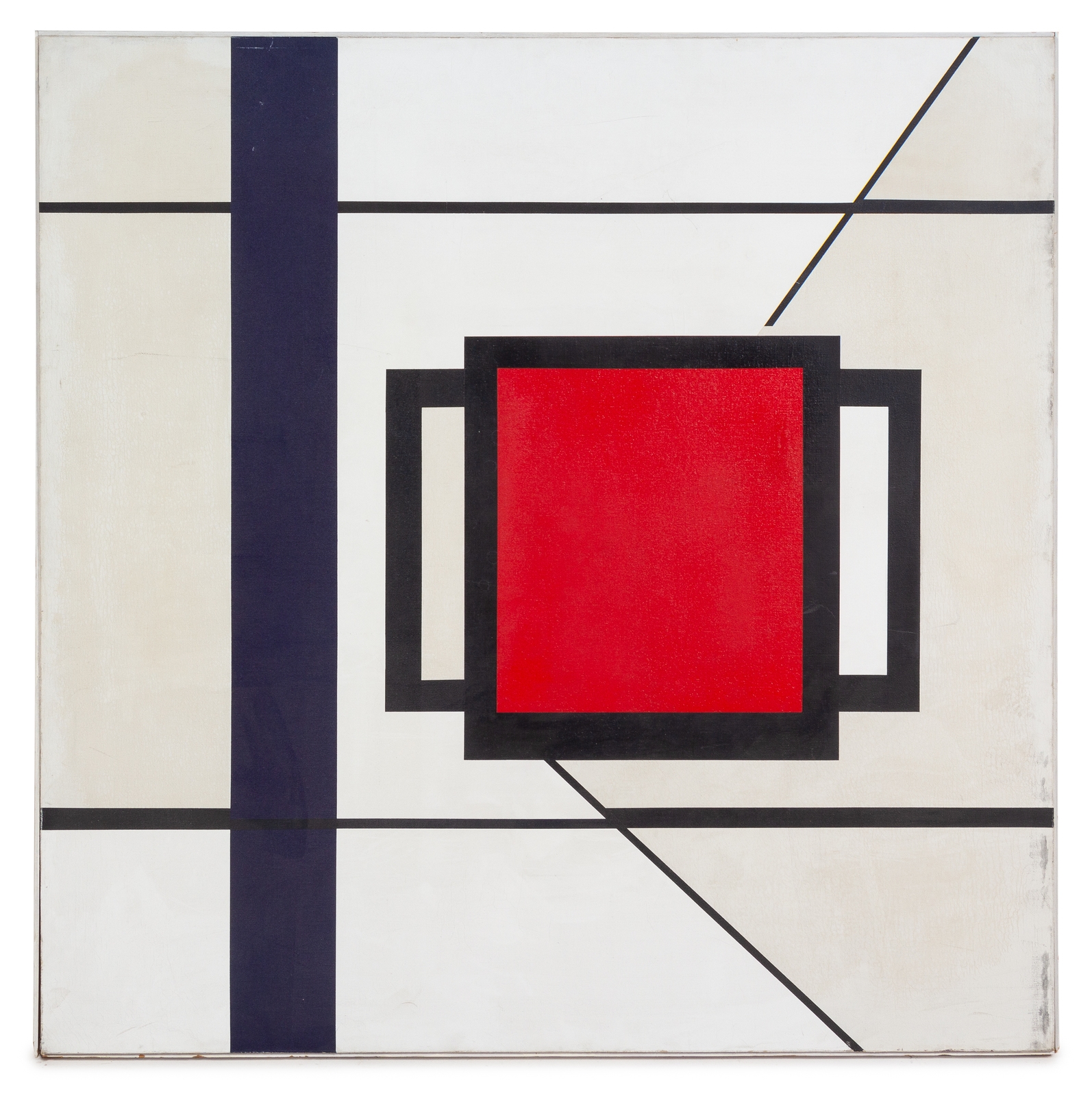 John Cannon | Metric Composition in Red #5, (1964) | MutualArt