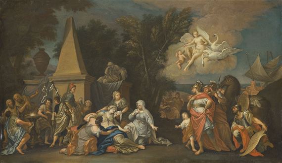 Alessandro Marchesini | The departure of Aeneas from Carthage | MutualArt