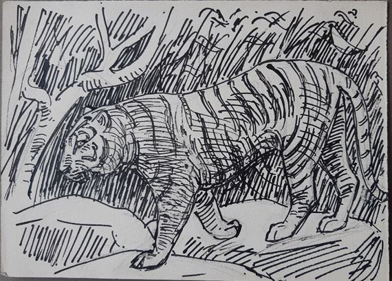 Peter Marius Hansen | A tiger | MutualArt