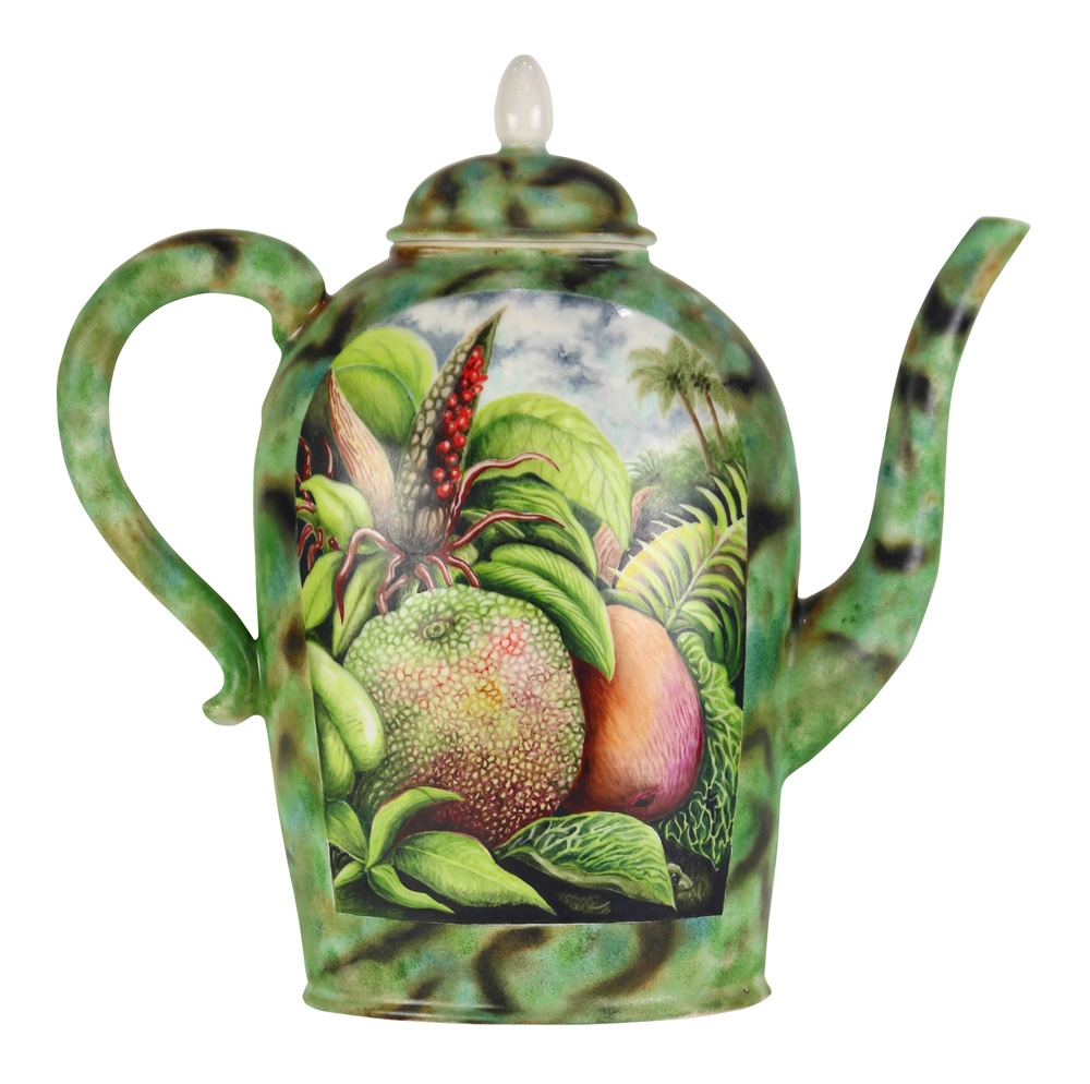 Kurt Weiser | hand painted porcelain teapot | MutualArt