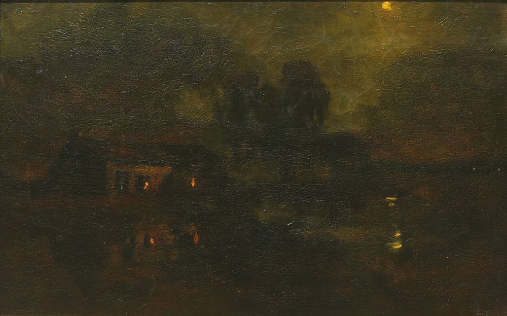 Charles Rollo Peters | Landscape with Windmill | MutualArt