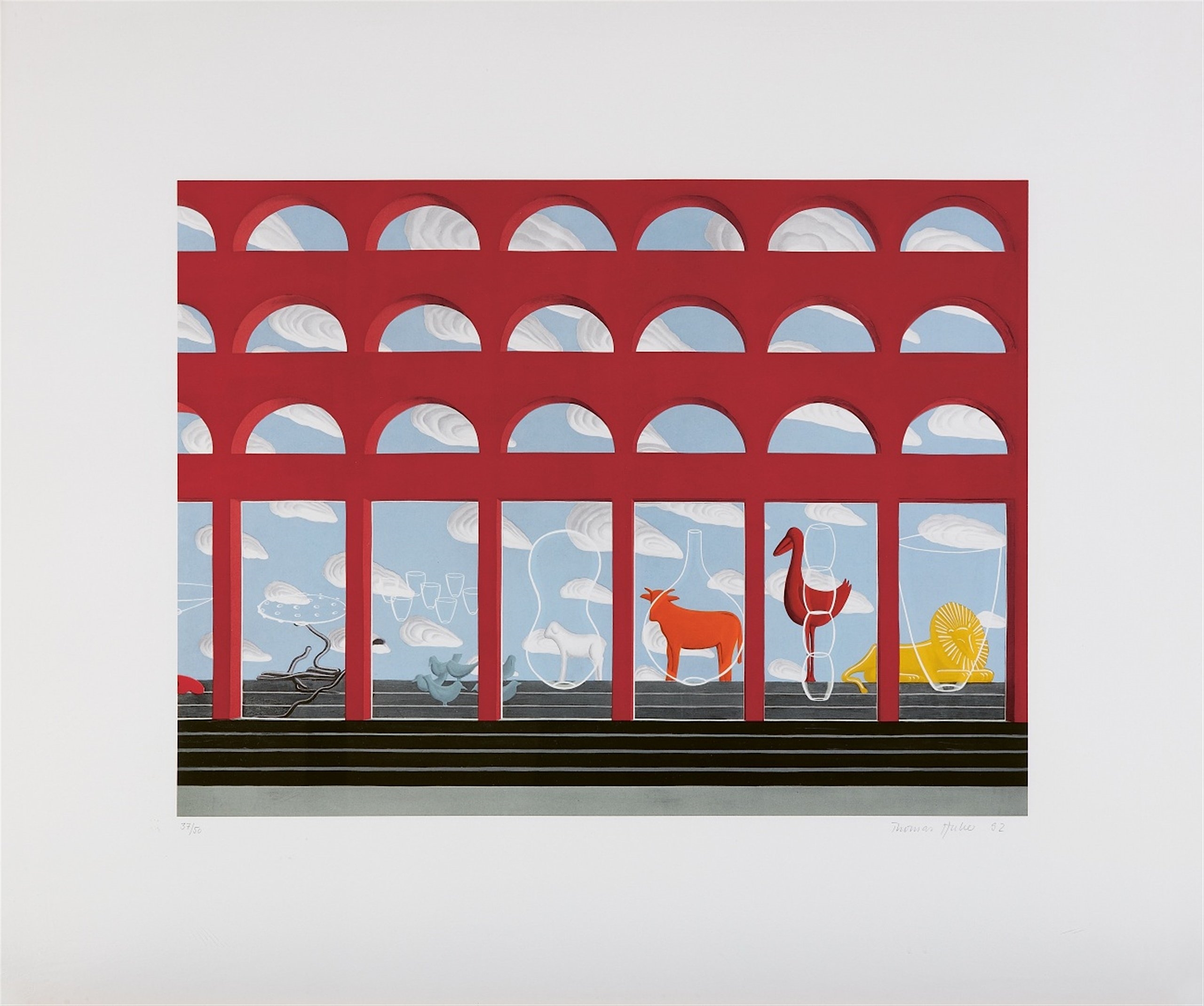 Thomas Huber | Die Bank eine Wertvorstellung (1992) | MutualArt