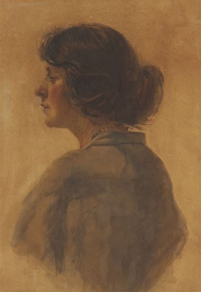 Hugh Ramsay | Portrait of a Woman (1905) | MutualArt