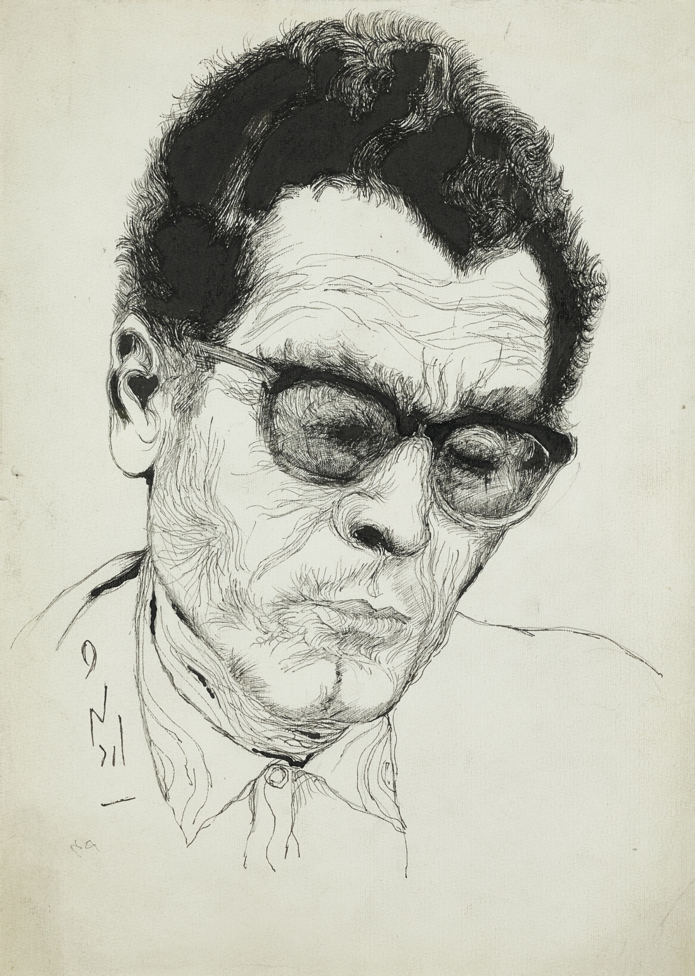 Ardeshir Mohassess | UNTITLED (PORTRAIT OF PARVIZ SHAHPOUR) (1970 ...