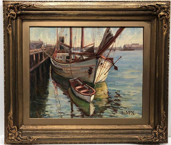 Leila Constance McNamara | The White Boat, Port Adelaide | MutualArt