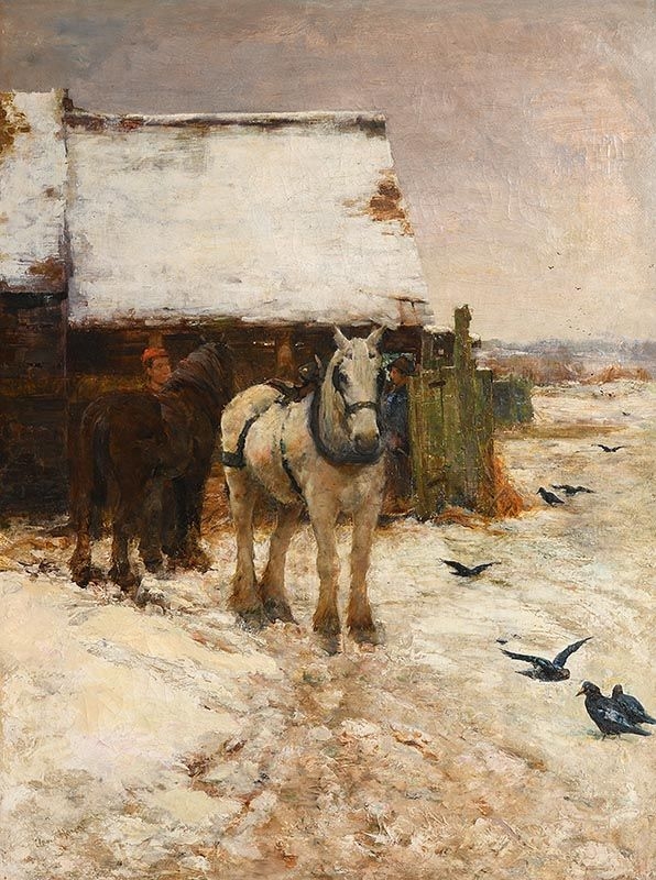 Claude Hayes | Shire Horse | MutualArt