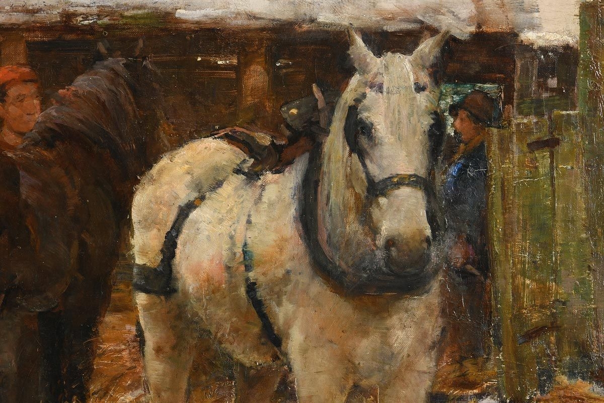 Claude Hayes | Shire Horse | MutualArt