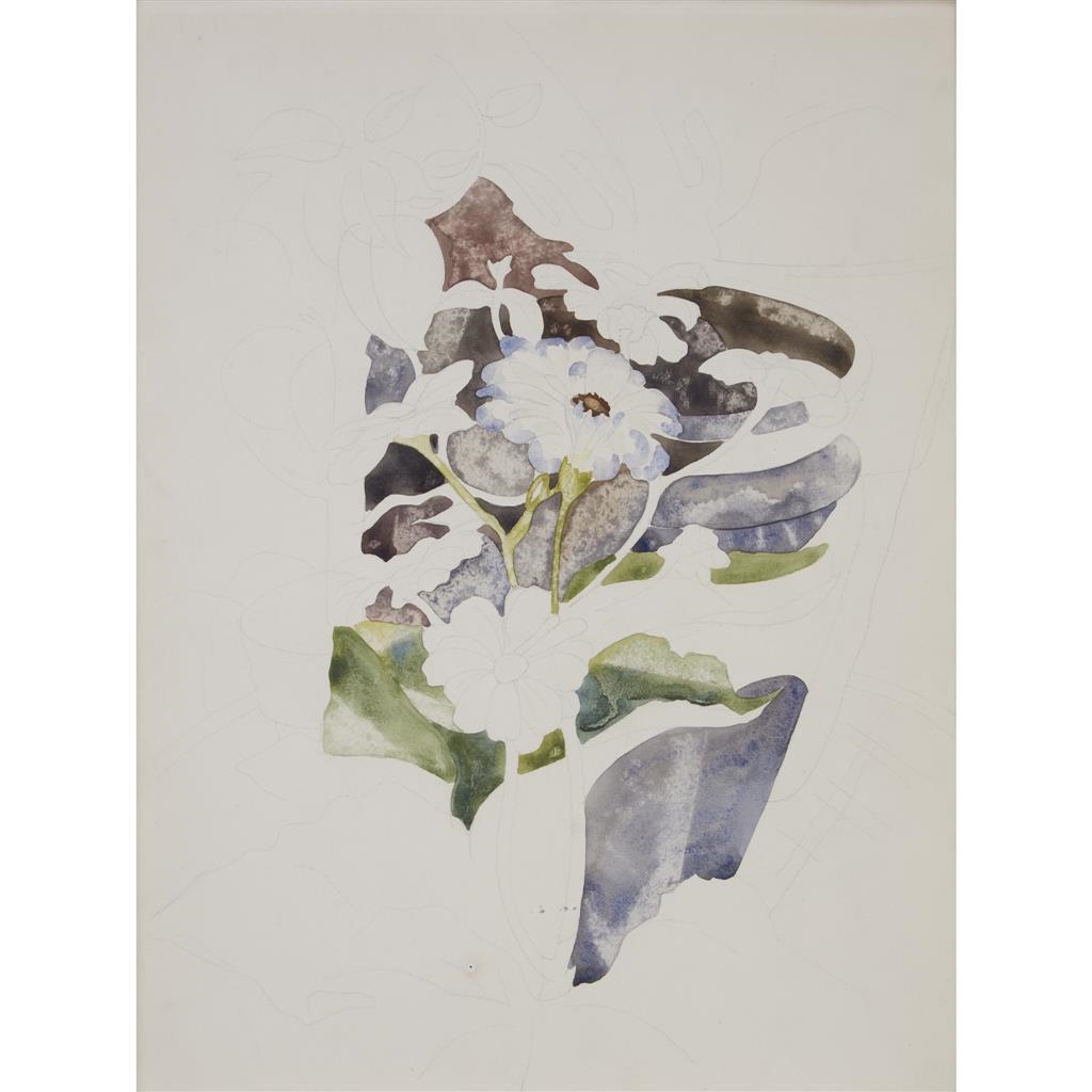 Charles Demuth | Zinnias: A Double-Sided Work (1920) | MutualArt