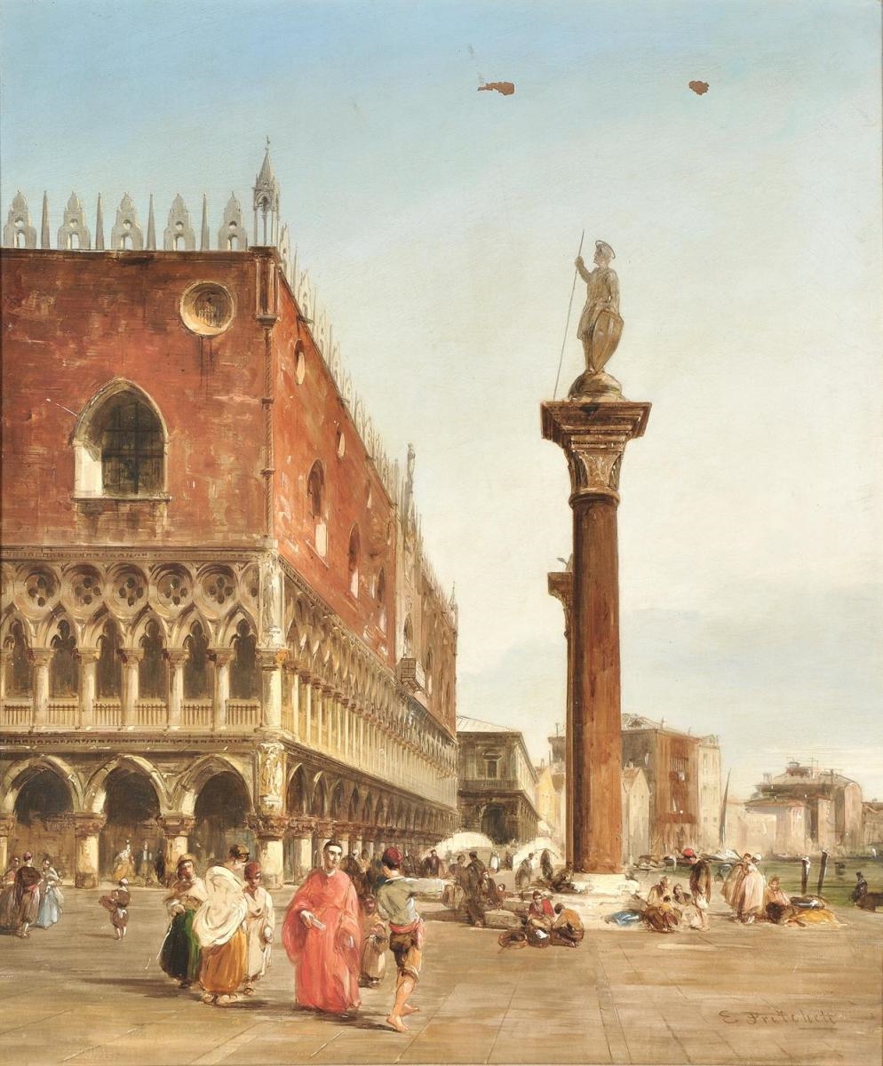 Edward Pritchett | Outside the Doge's palace | MutualArt
