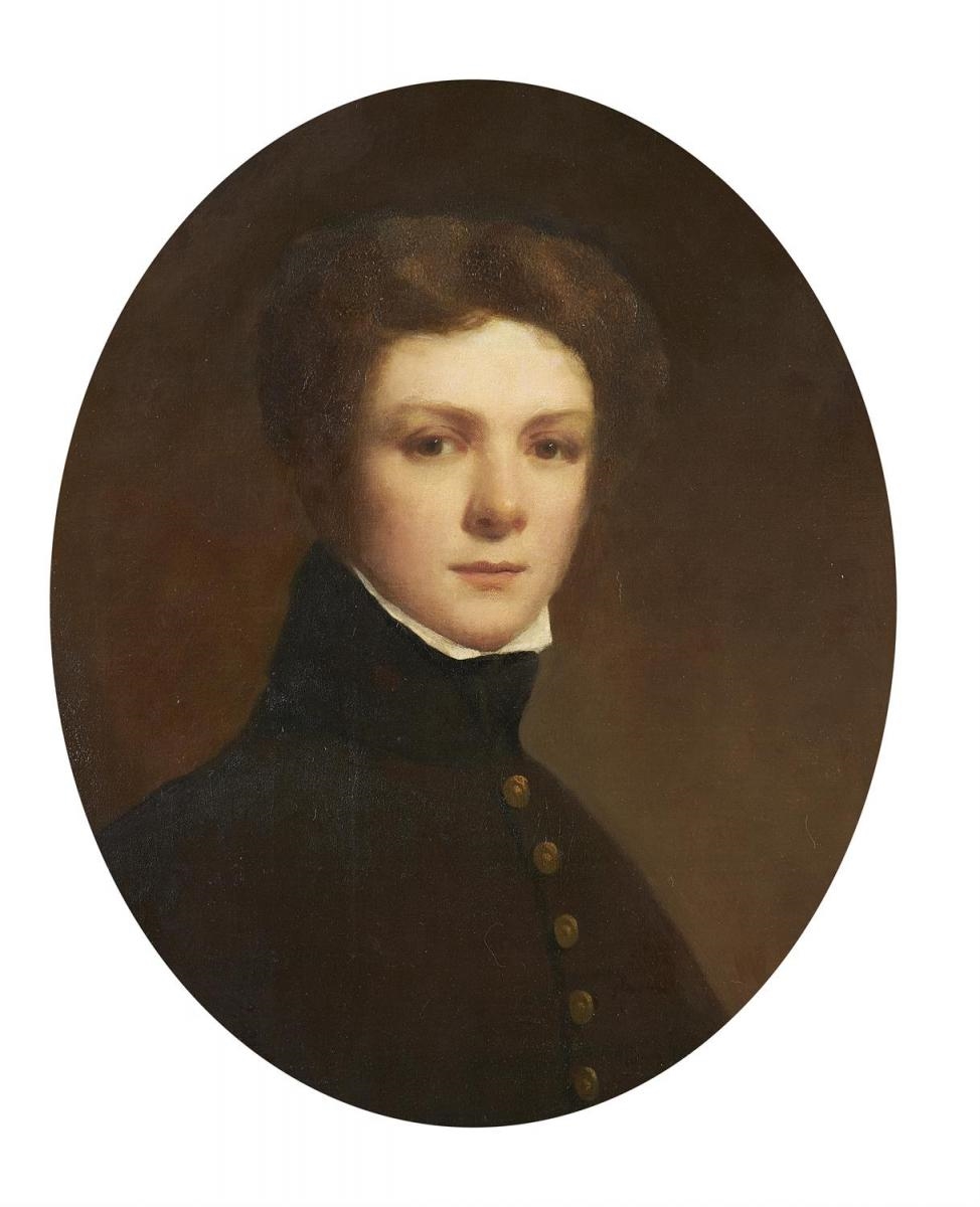 British School, 19th Century | Portrait of Charles Gordon son of John ...