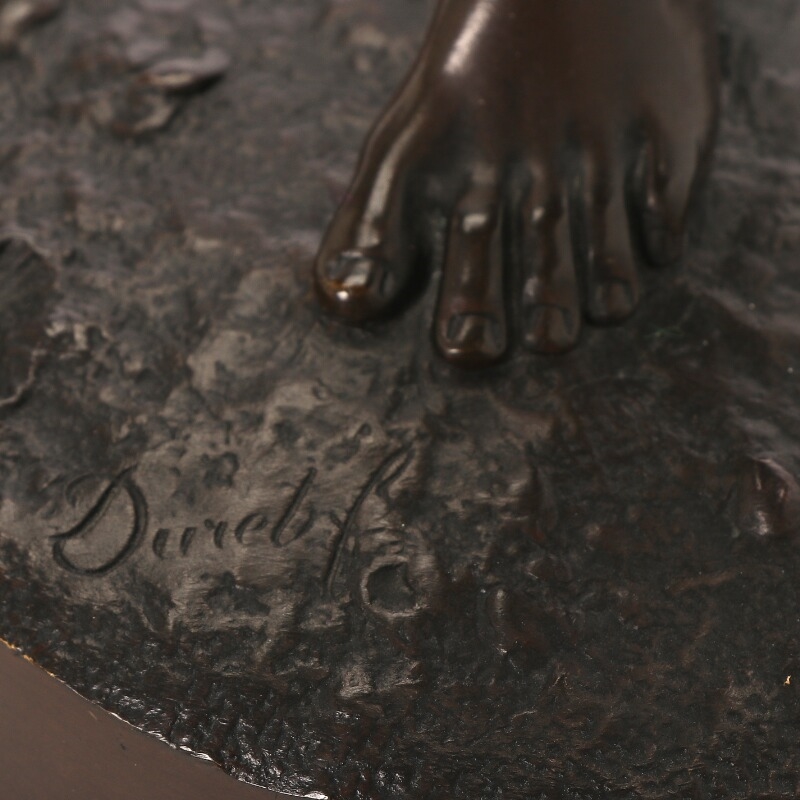 Francisque Joseph‏ Duret | Two Neapolitan dancers of patinated bronze ...