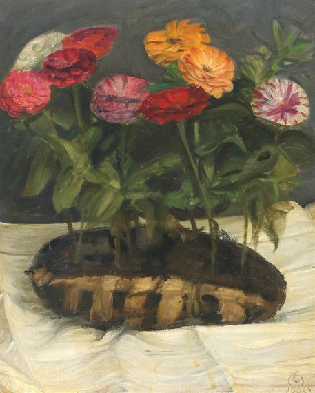 Ejnar August Nielsen | “Blomstrende kurv” | MutualArt