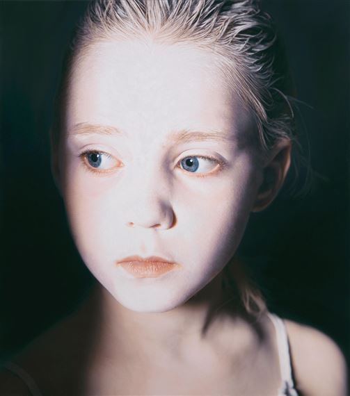 Gottfried Helnwein | HEAD OF A CHILD 23 (SUMMER) (2019) | MutualArt
