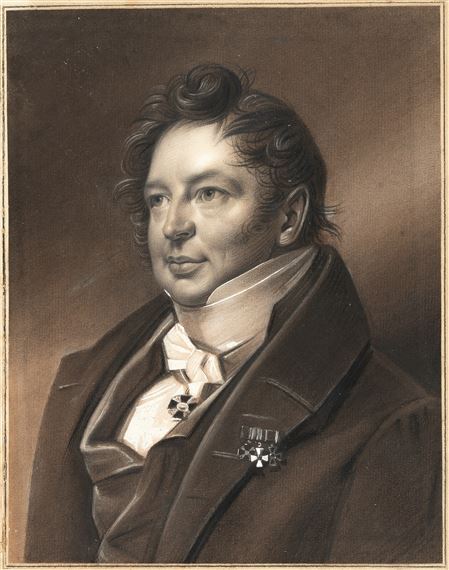 Albert Kornek | Male portrait to the left wearing medals (1835) | MutualArt