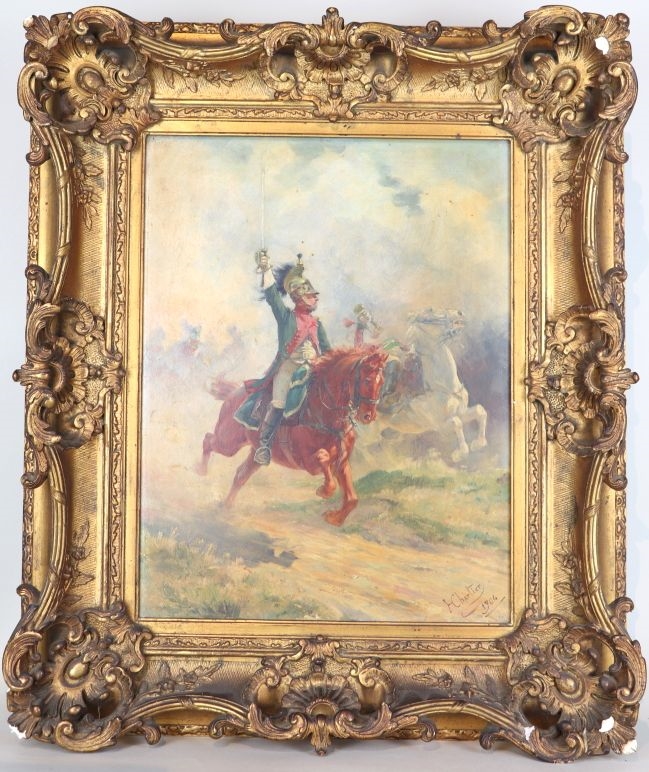 Henri Georges Jacques Chartier | Charge de cavalerie (1904) | MutualArt
