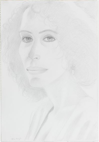 Alex Katz | Portrait of Deborah (1972) | MutualArt