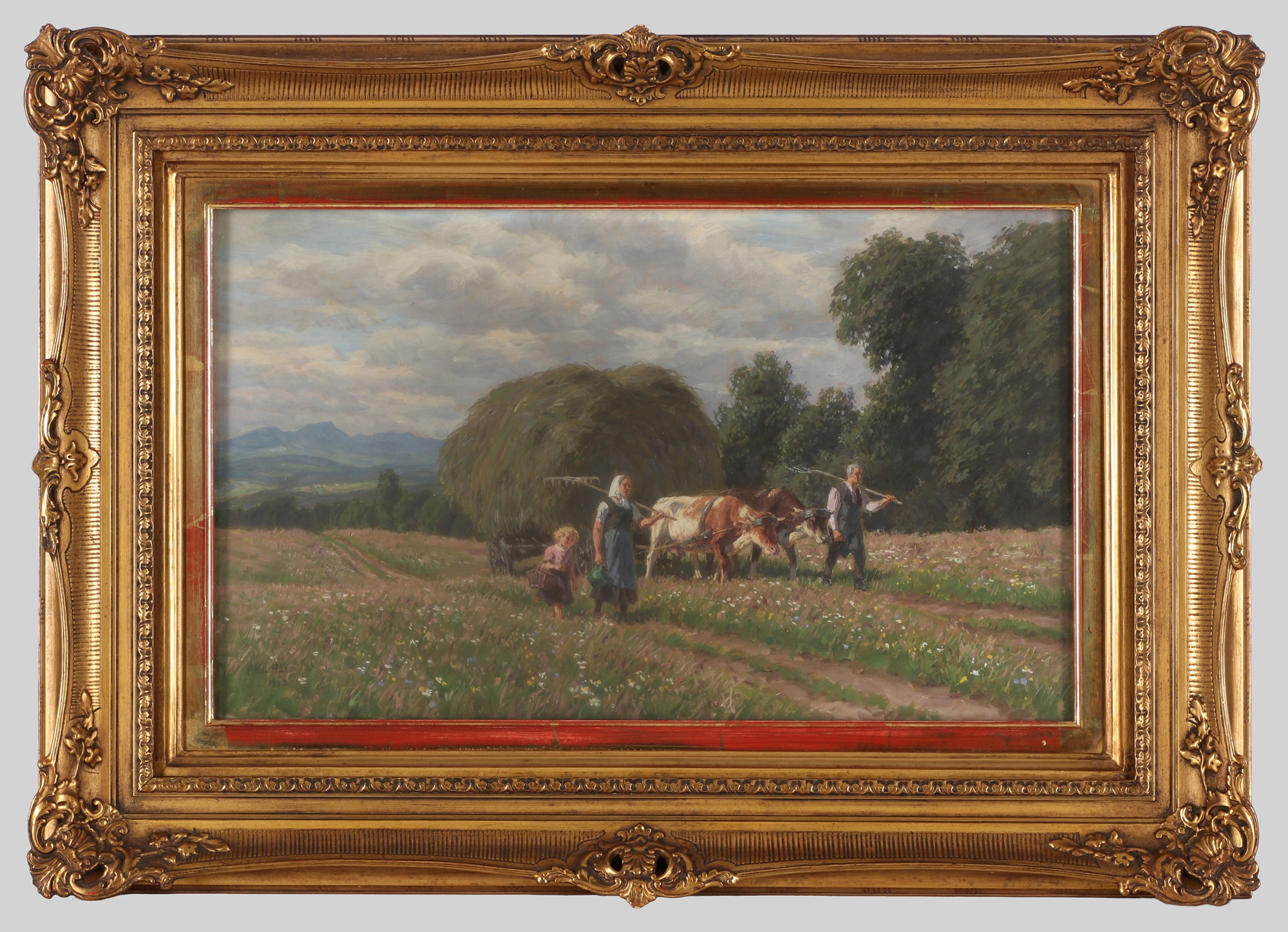 Paul Hey | Nach der Heuernte (1940) | MutualArt