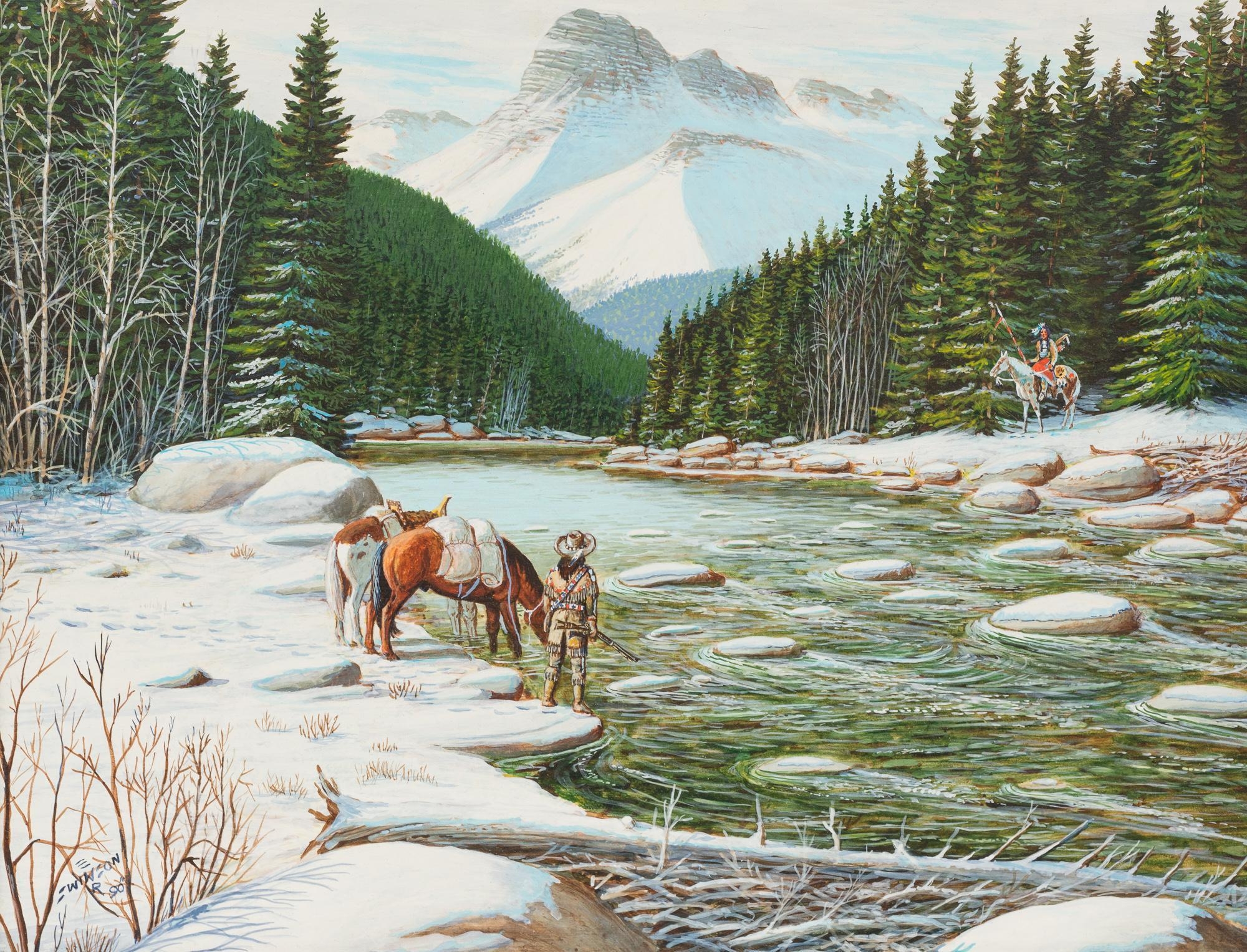 Eugene R. Swinson | Friend or Foe (1990) | MutualArt