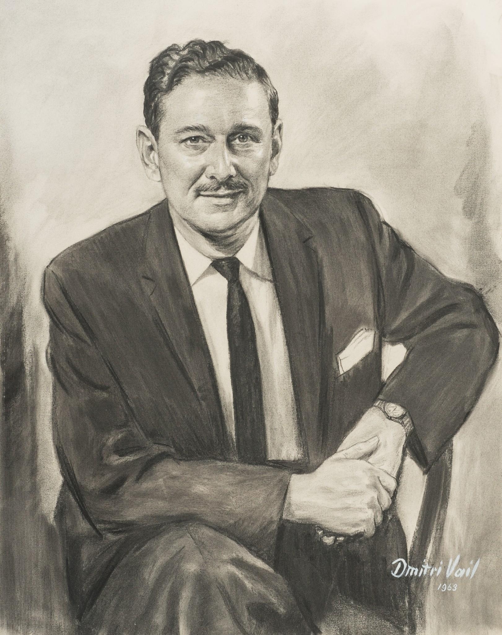 Dimitri Vail | Portrait of Irvin J. Reiter (1963) | MutualArt
