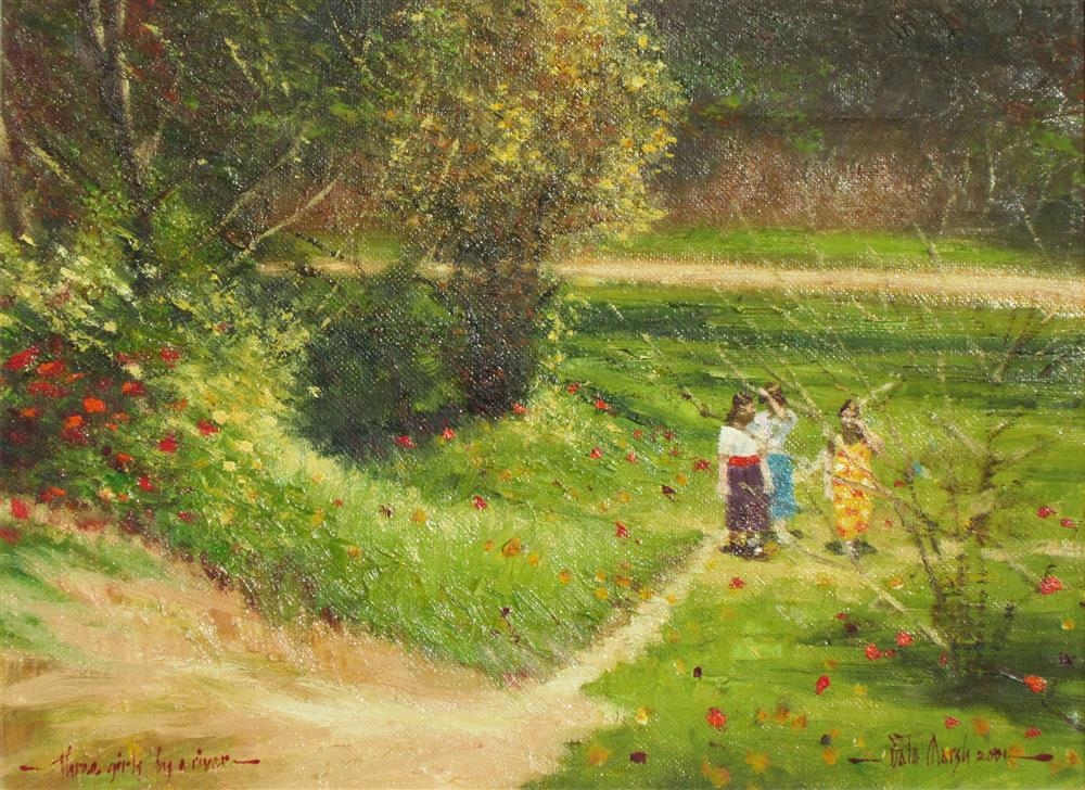 Dale Marsh | The Girls by a River, 2001 (2001) | MutualArt