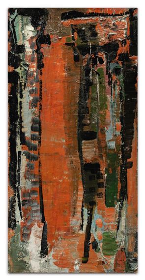 Olivier Debré | SIGNES, PERSONNAGES ROUGES (51) | MutualArt