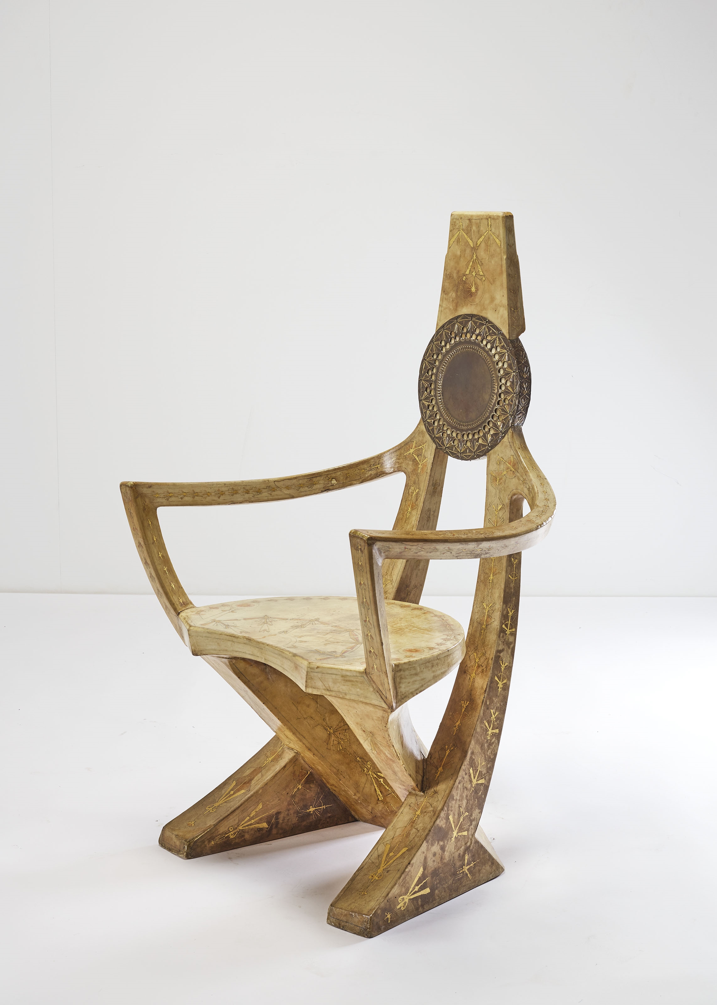 Carlo Bugatti | Pair of throne chairs (Circa 1900) | MutualArt