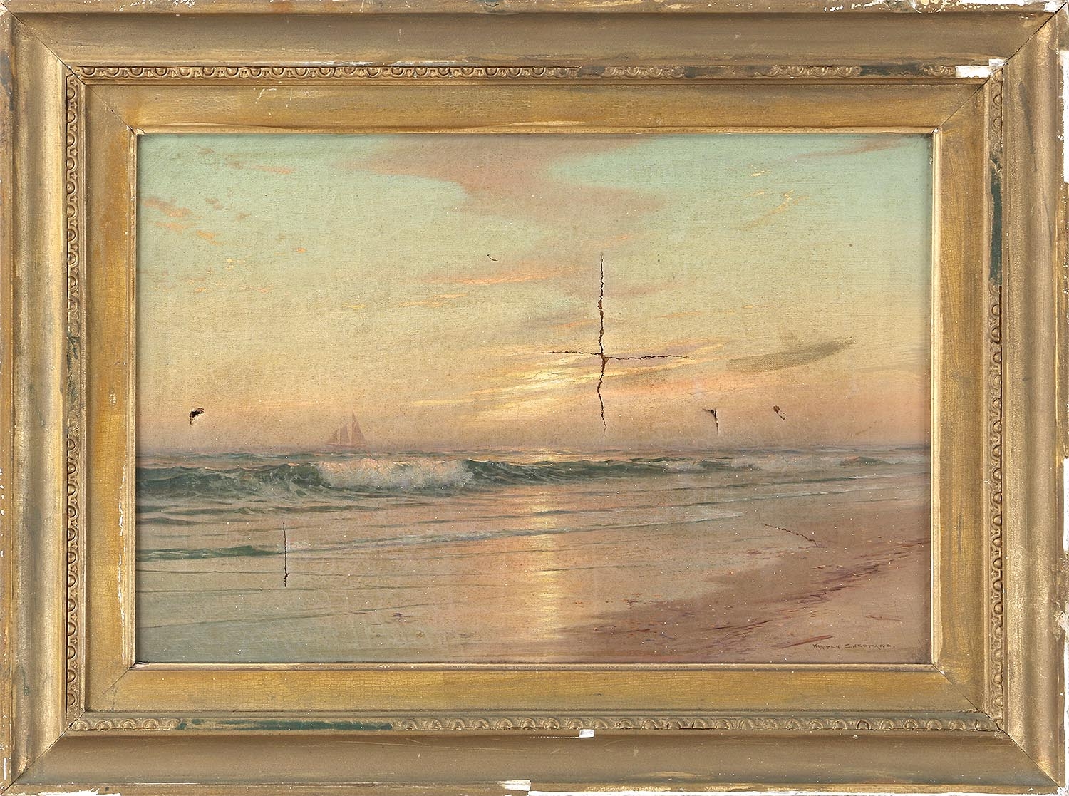 Warren W. Sheppard | Beach scene | MutualArt