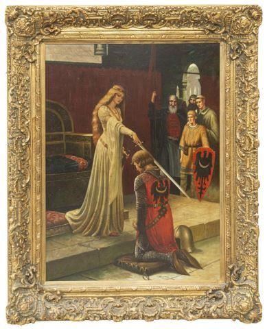 Edmund Blair Leighton | THE ACCOLADE | MutualArt