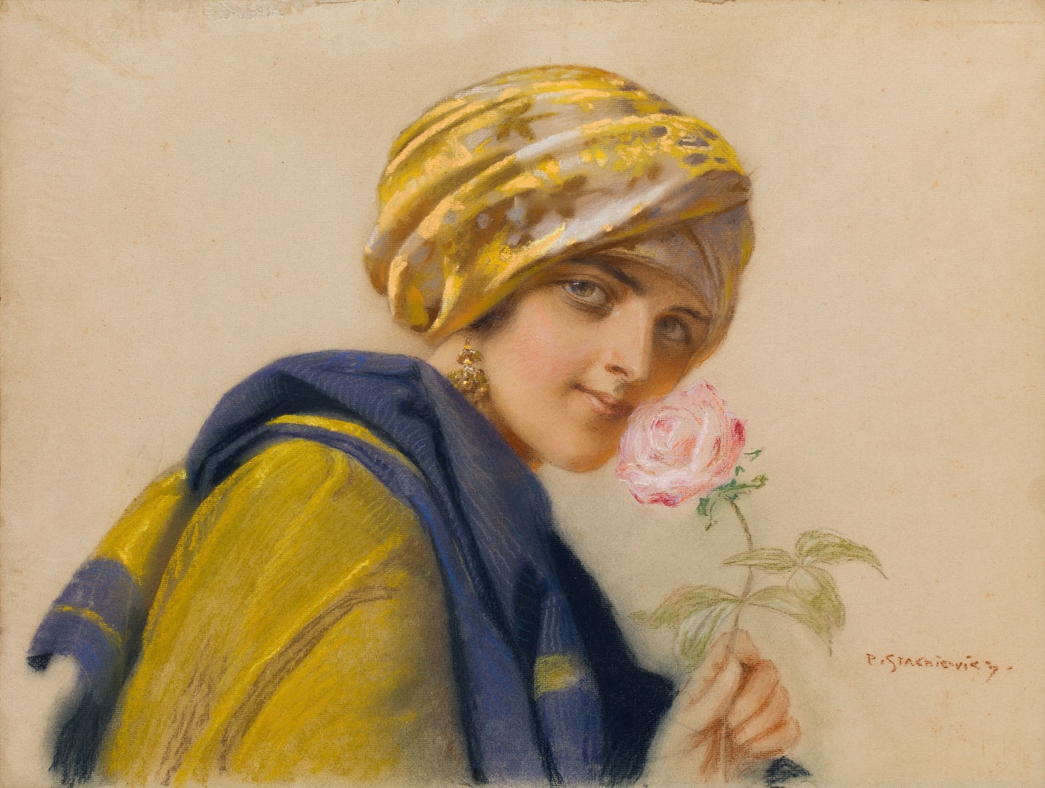 Piotr Stachiewicz | Consolation from the Cross (1898) | MutualArt