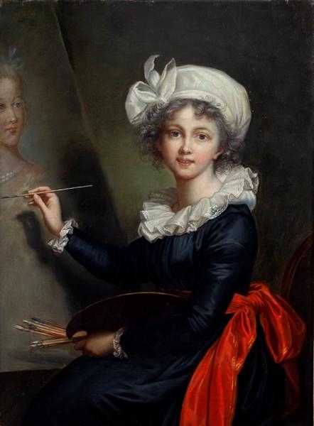 Élisabeth Vigée Le Brun | Self Portrait, Painting a Portrait of Marie ...