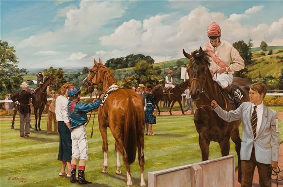 Whiteside Brian | IN THE PADDOCK (1987) | Compare similar artworks ...