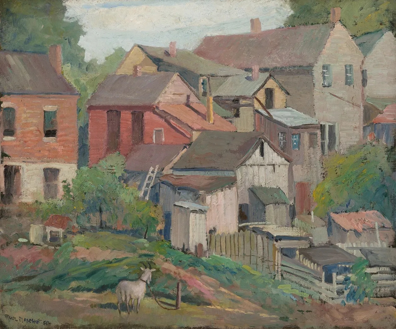 Paul Plaschke | URBAN BACKYARD LANDSCAPE | MutualArt