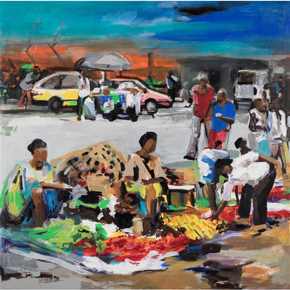 Rostand Pokam | 2 Artworks at Auction | MutualArt