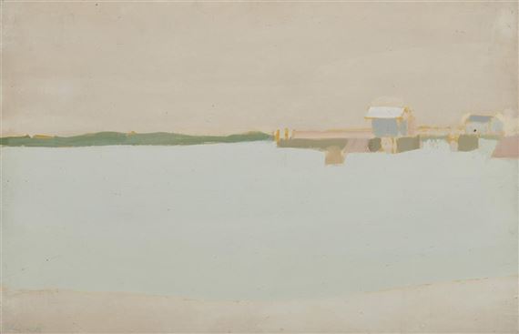 Alex Katz | Lincolnville Beach (1959) | MutualArt
