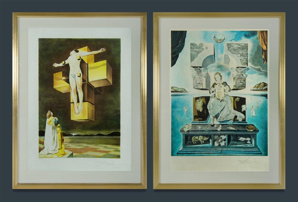 Salvador Dalí | Crucifixion, Corpus Hypercubus;Madonna of Port Lligat ...