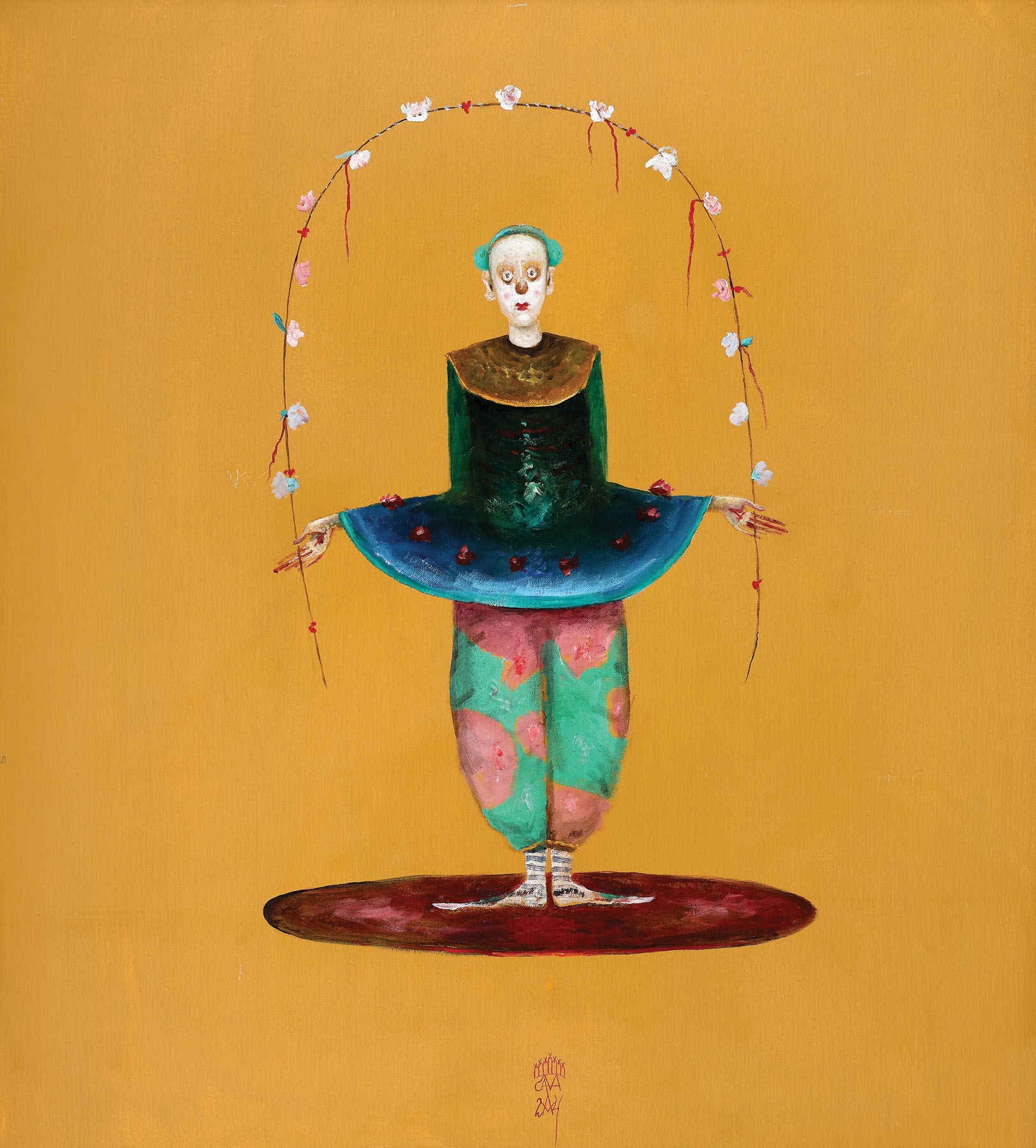 Stefan Caltia | Clovn cu coroană (2004) | MutualArt