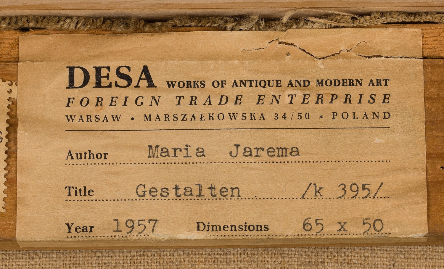 Jarema Maria | Composition II - Figures (1957) | MutualArt