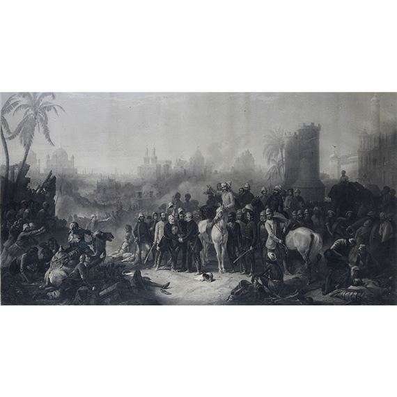 Thomas Jones Barker | The Relief of Lucknow, a Triumphant Meeting of ...