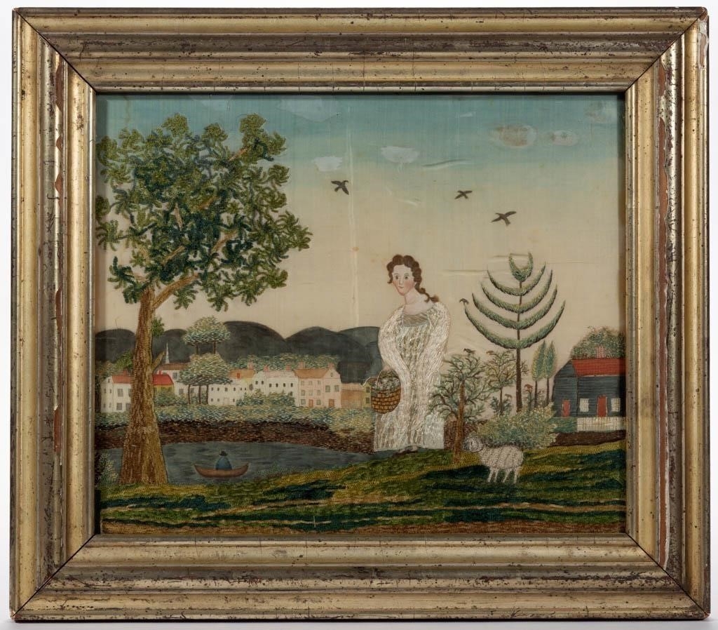 American School, 18th Century | New England Folk Art | MutualArt