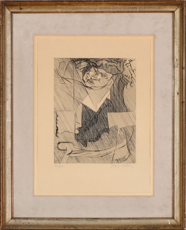 Jacques Villon | Composition with face | MutualArt