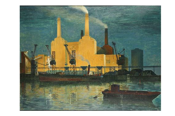 Osmund Caine | Battersea Power Station (1957) | MutualArt
